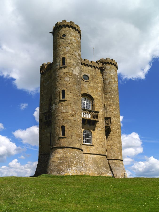 Tower stock photo. Image of built, england, castle, broadway - 26872364