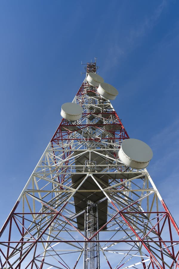 Signal sender stock image. Image of wave, telecommunications - 12117489