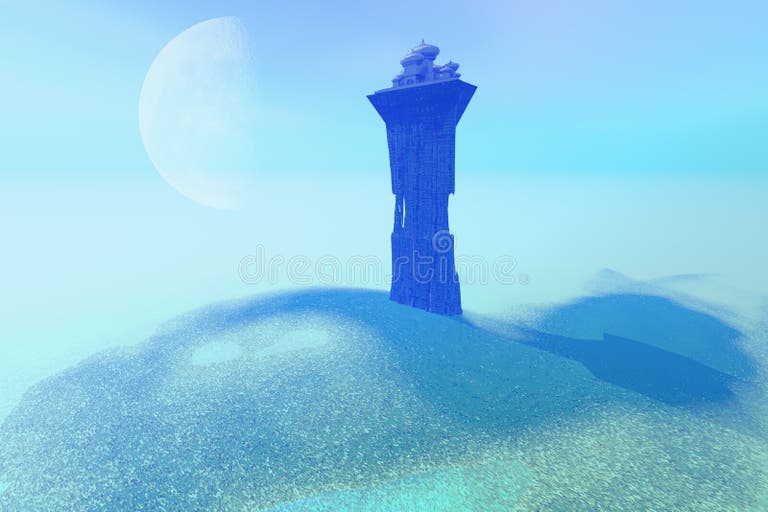 Fantasy Lookout Tower Stock Illustrations – 121 Fantasy Lookout Tower ...