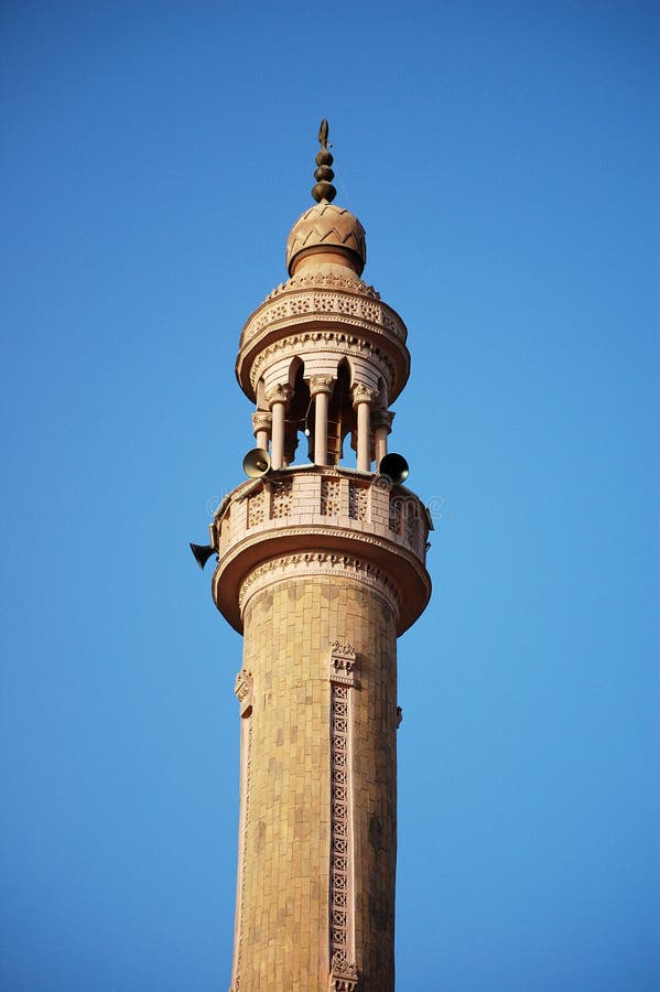 Tower Above a Church in Cairo Stock Image - Image of architecture ...
