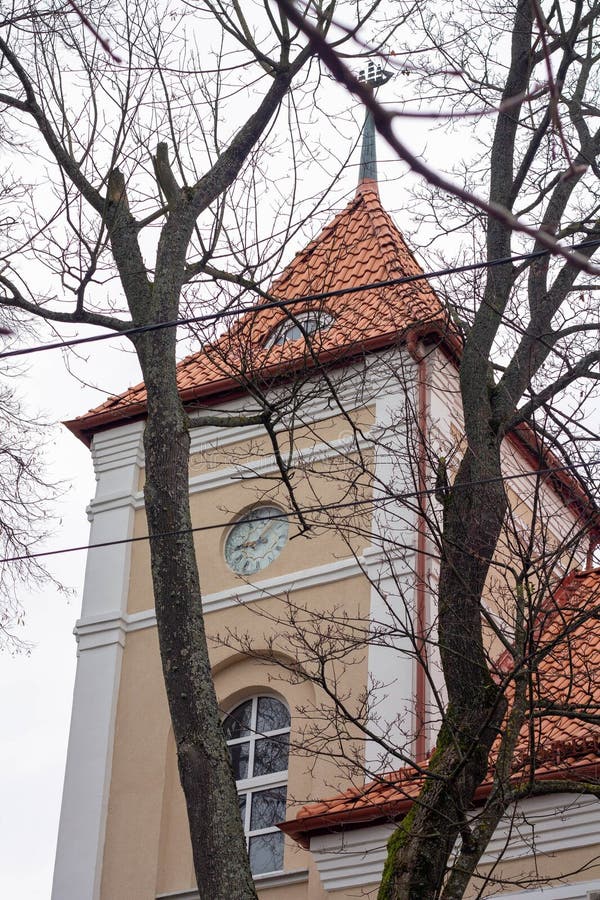 Tower of an Ancient Estate in Eastern Prussia Stock Photo - Image of ...