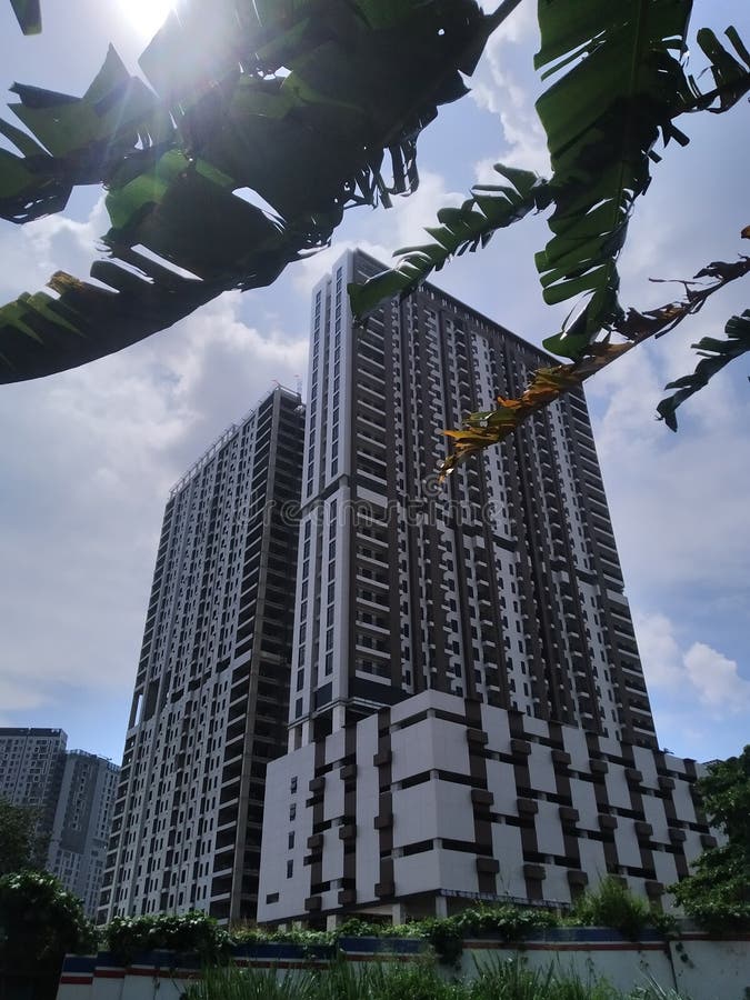 The Tower Apartments in Jakarta Stock Photo - Image of building, city ...