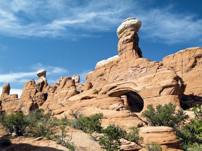 Tower Arch, Arches National Park Stock Photo - Image of southwest, moab ...