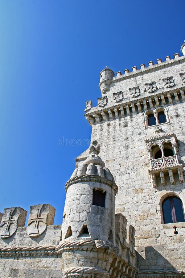 Tower of Belem stock photo. Image of sculpture, architecture - 16049604