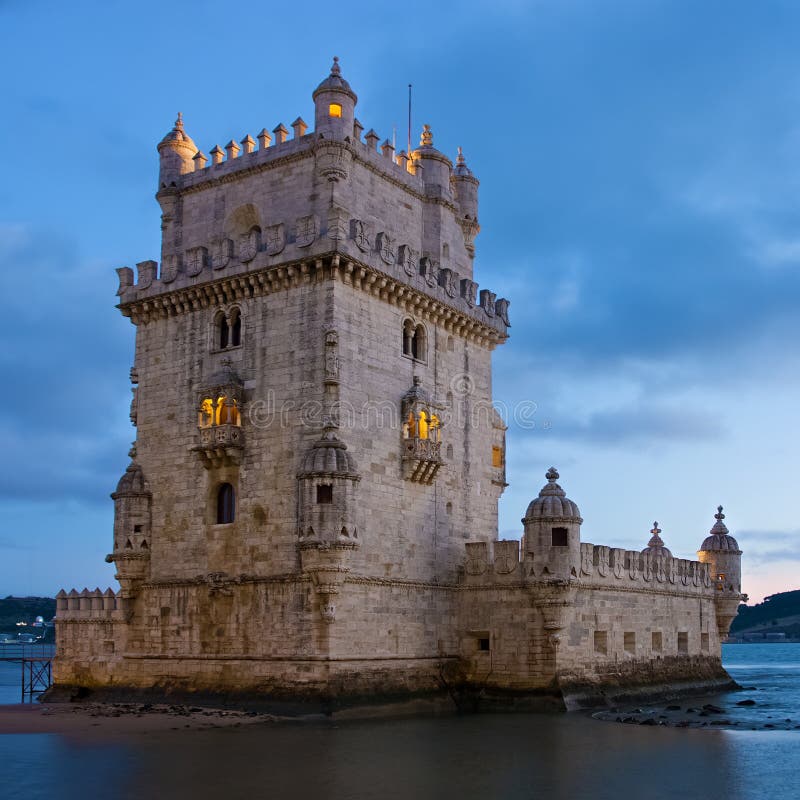 Tower of Belem (Torre De Belem ) Lisbon Portugal Stock Photo - Image of ...