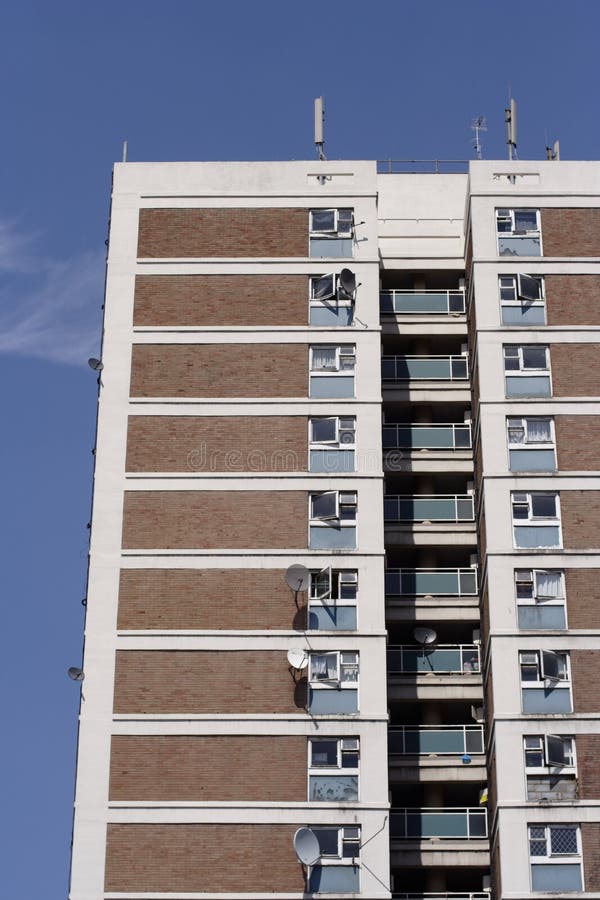 Inner City Tower Block stock photo. Image of social, british - 2703294