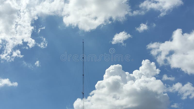 Transmitter stock image. Image of technology, weather - 373310917