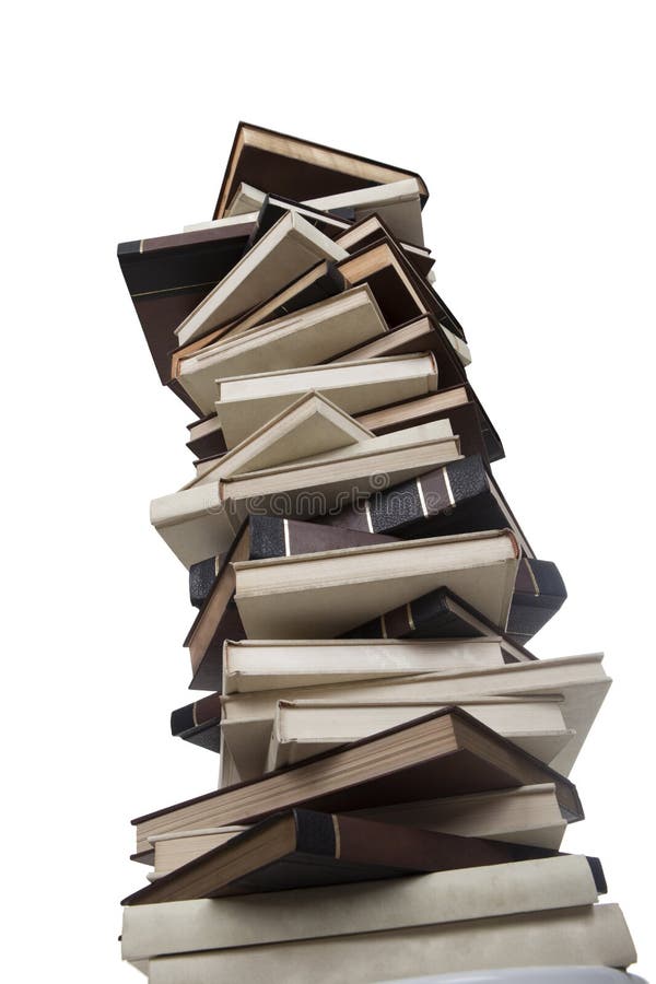 Tower of books stock image. Image of knowledge, education - 24065889