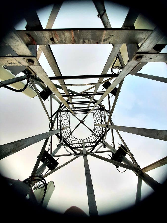 Tower border top high stock photo. Image of circle, iron - 250263858