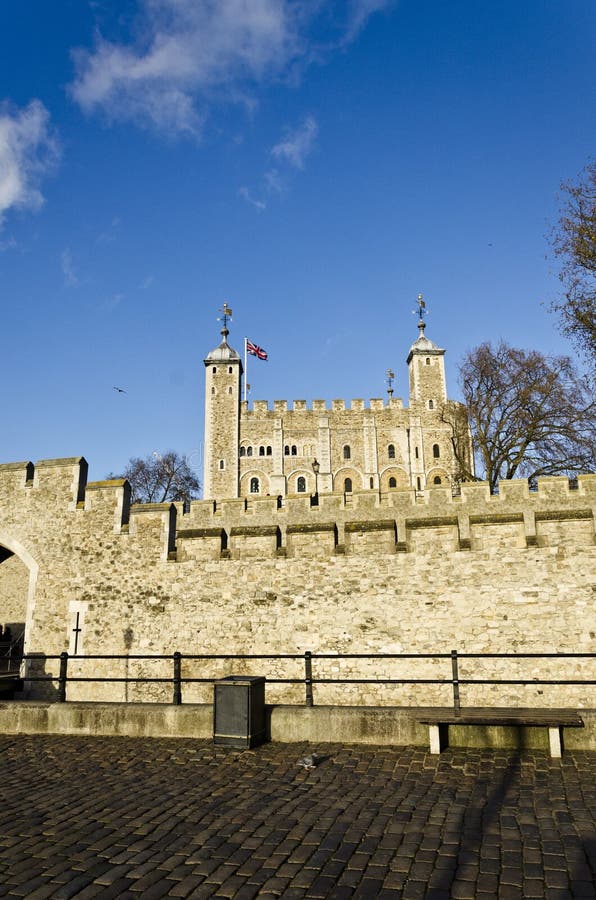 Tower Bridge Castle, London Stock Image - Image of fortification, town ...