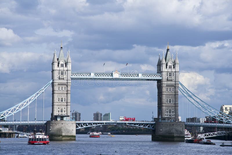 Tower Bridge Crossing London England Stock Photo - Image of crossing ...