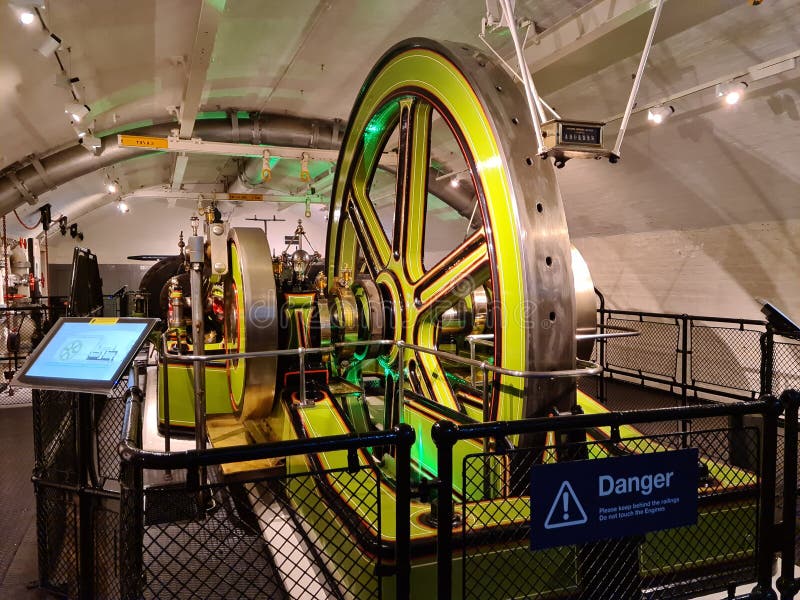Tower Bridge Engine Room stock image. Image of engine - 191088557