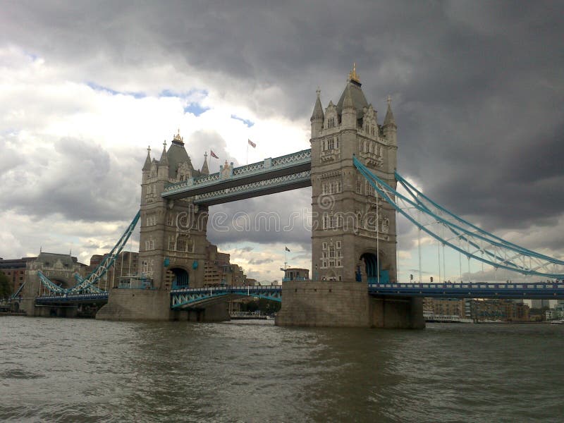 Tower Bridge editorial photo. Image of weather, bridge - 43623726
