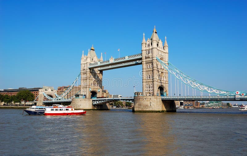 Tower bridge in London stock photo. Image of prison, tower - 14949502