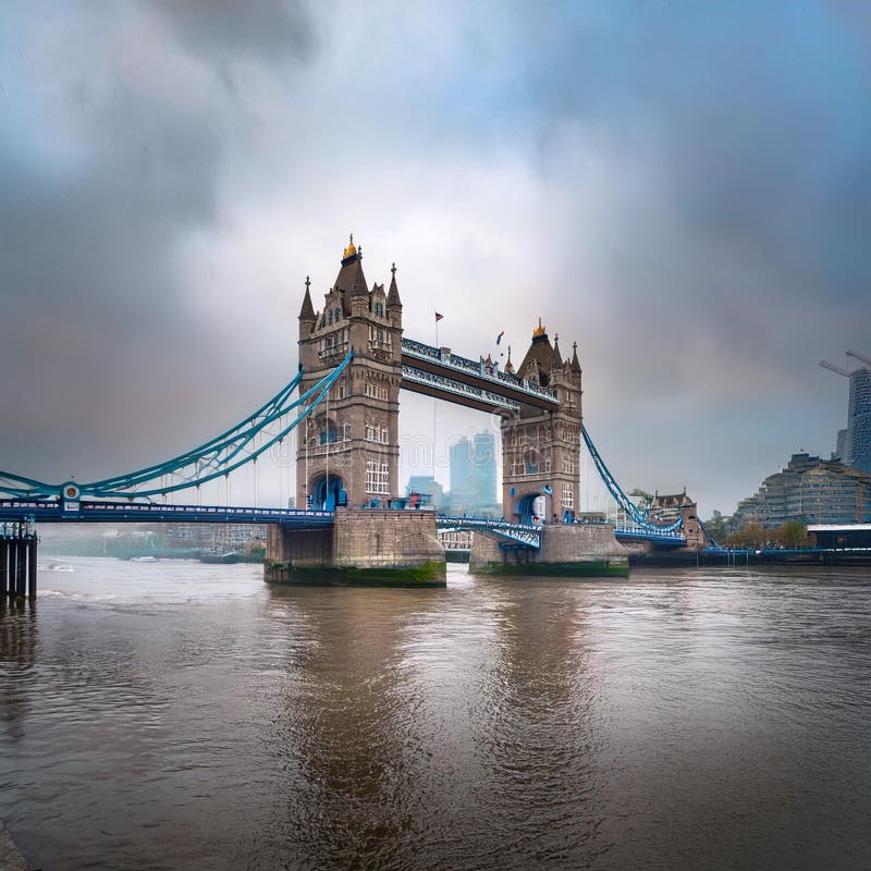 Tower Bridge in London, AI Generated Stock Illustration - Illustration ...