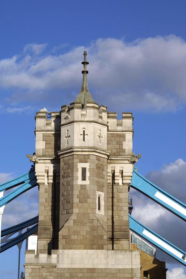 Tower Bridge, London, England Stock Image - Image of battlement ...