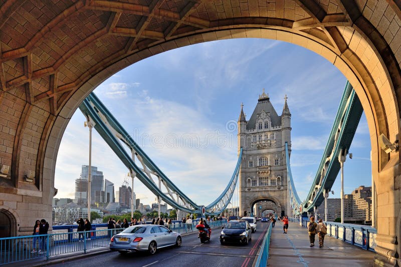 Tower Bridge in London England. Editorial Image - Image of time ...