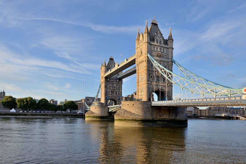 Tower Bridge in London England. Stock Photo - Image of bridge, building ...