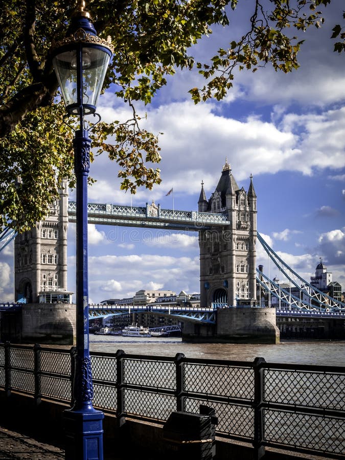 Tower Bridge Crosses the River Thames Close To the Tower of London ...