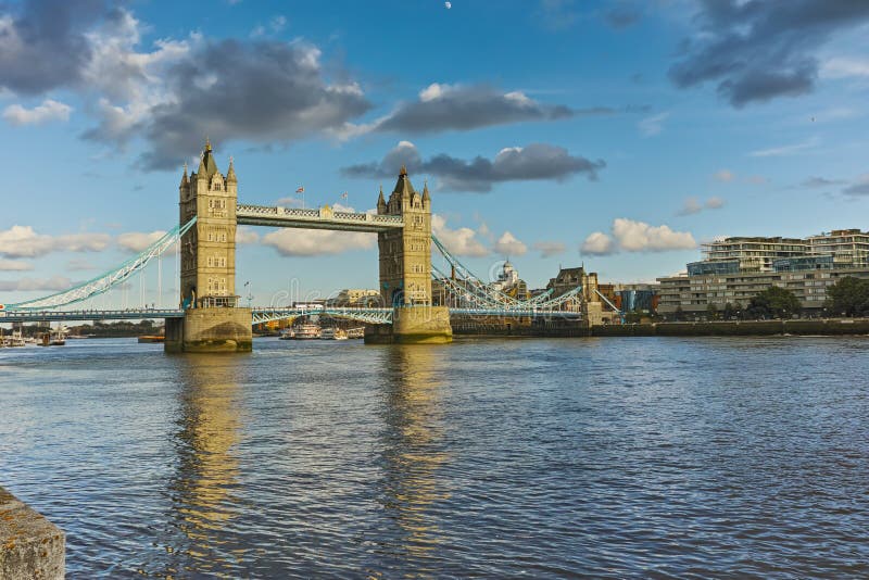 Tower Bridge in London in the Late Afternoon, Great Britain Editorial ...
