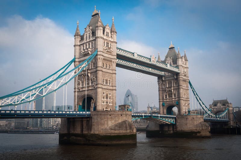 Tower Bridge, Parapet. London, UK. Stock Image - Image of architecture ...