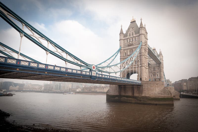 Tower Bridge, Parapet. London, UK. Stock Image - Image of architecture ...