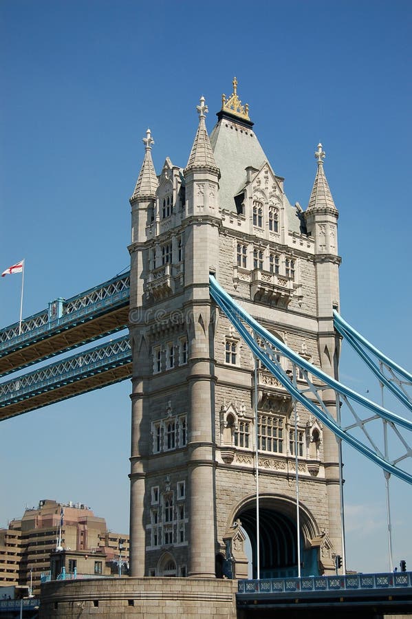 Tower Bridge Modern stock photo. Image of colour, british - 1114448