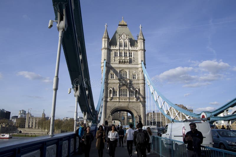 Tower Bridge London editorial photo. Image of historic - 106881496