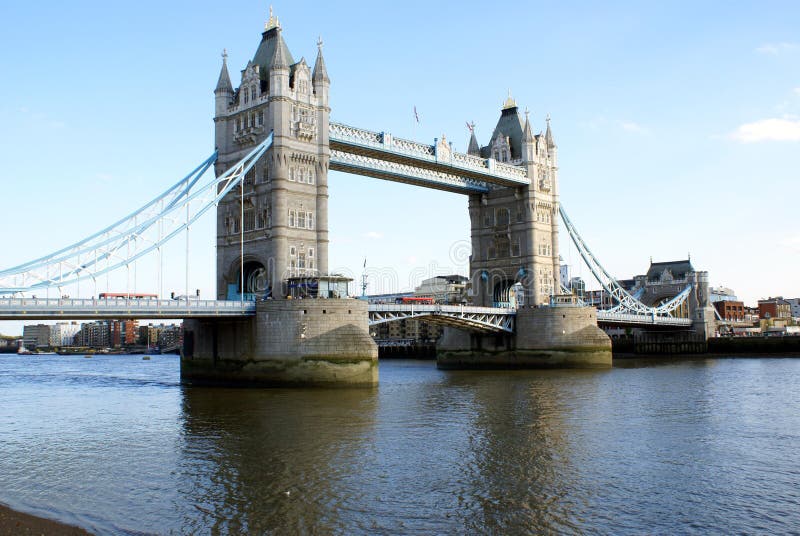 Tower Bridge Over the River Thames in London, England Stock Photo ...