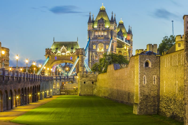 Tower Bridge Side View stock photo. Image of stone, london - 40504176
