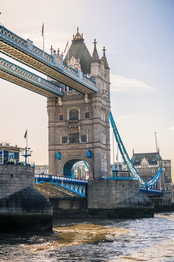 The Tower Bridge and the Thames Stock Photo - Image of thames, historic ...