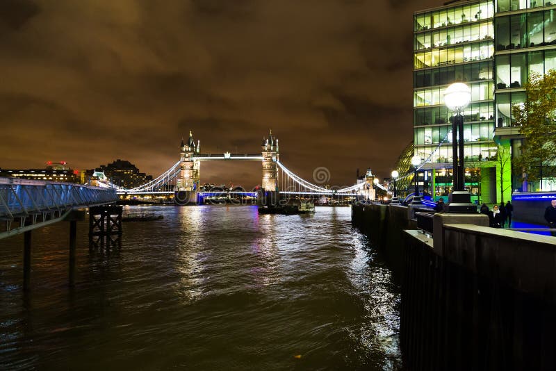 Tower Bridge from the Upper Deck Bar Editorial Photography - Image of ...
