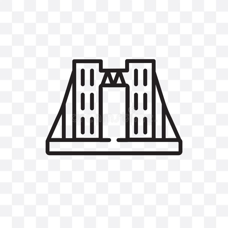 Tower Bridge Transparent Icon. Tower Bridge Symbol Design from a Stock ...