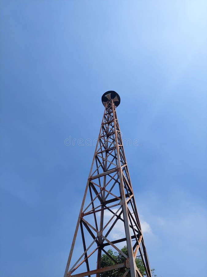 Tower Bts Towering with Blue Sky Background Stock Image - Image of ...