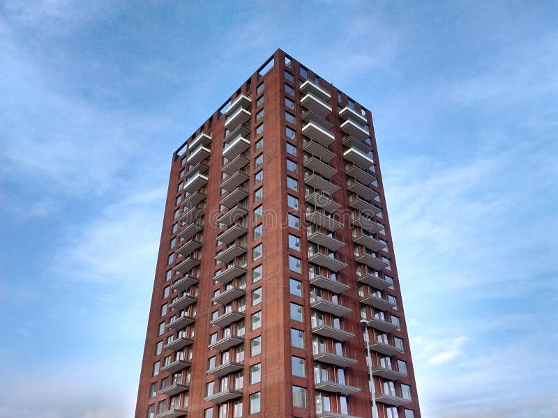 Tower stock image. Image of living, homes, middle, building - 64824229