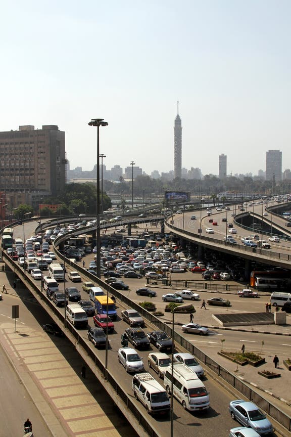 Tower of Cairo editorial photo. Image of intersection - 18147856