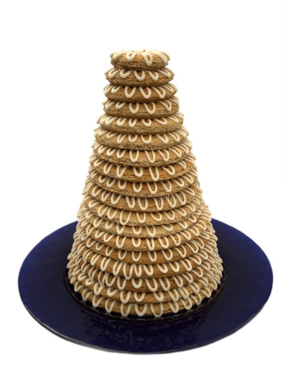 Tower cake stock image. Image of silo, cake, christmas - 9233093