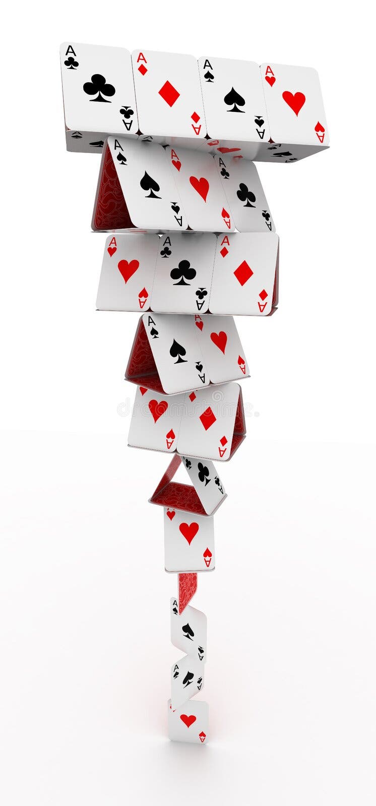 Playing Cards Tower Stock Illustrations – 181 Playing Cards Tower Stock ...