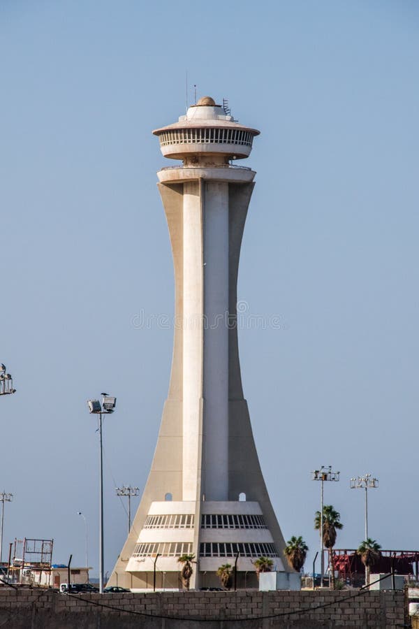 Tower at Cargo Port of Aqaba, Jordan Editorial Stock Photo - Image of ...