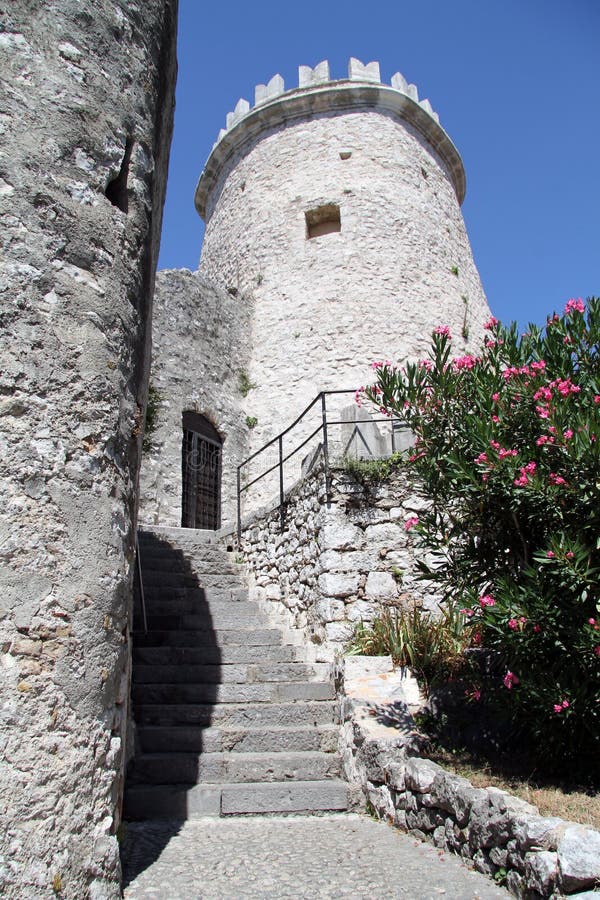 Tower of castle stock photo. Image of built, gray, history - 26428240