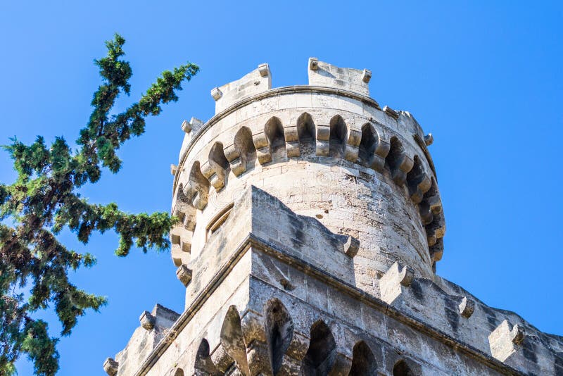 Tower of Castle stock image. Image of fort, history, exterior - 43212555