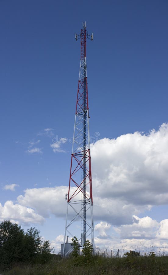 Communication tower stock photo. Image of cellular, wave - 4988022