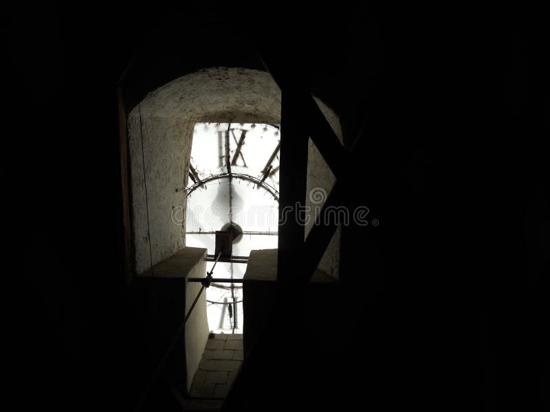 Tower clock stock image. Image of roman, structure, tower - 56610433