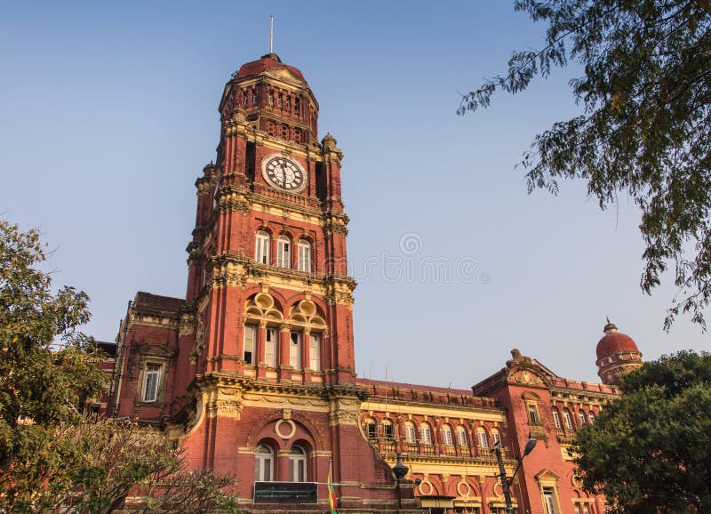 Tower Clock on the Tower in Penrith in England Stock Image - Image of ...
