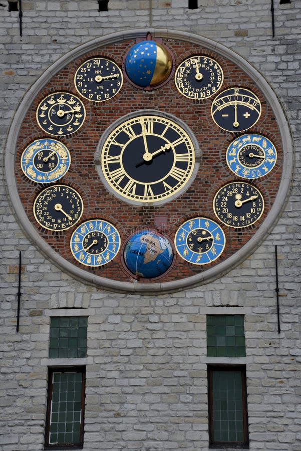 Tower with clock stock image. Image of beautiful, brickwork - 32898851