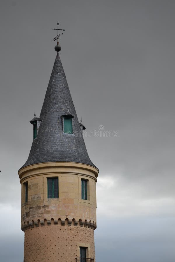 Tower stock image. Image of middle, tower, alone, weather - 92619909