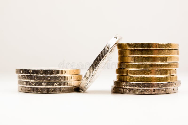 Tower of coins 2 stock image. Image of earning, commercial - 30542625