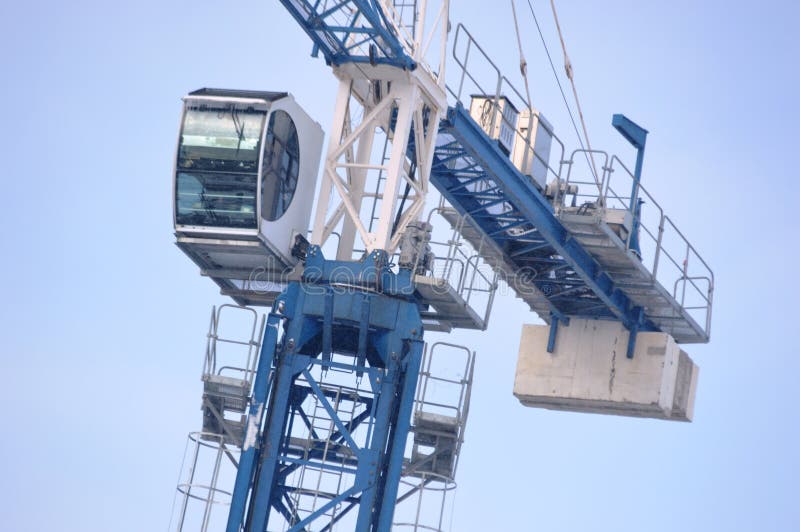 Tower crane stock photo. Image of site, crane, skyline - 269822840