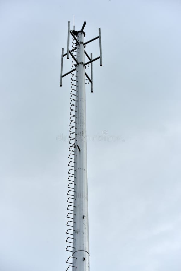 Tower Construction To Install the Antenna of the Wireless Communication ...