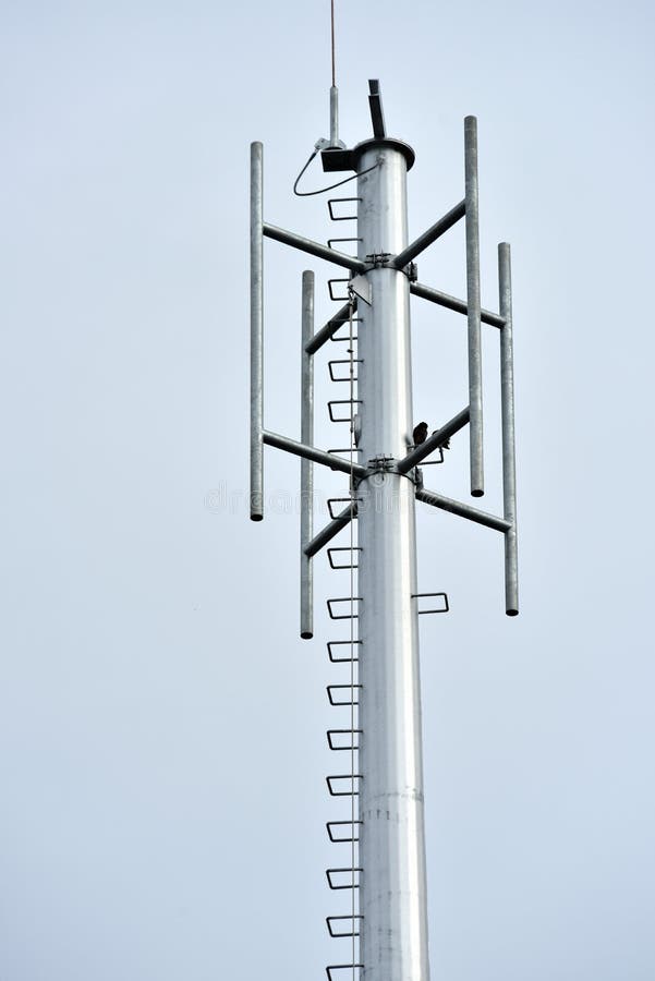 Tower Construction To Install the Antenna of the Wireless Communication ...